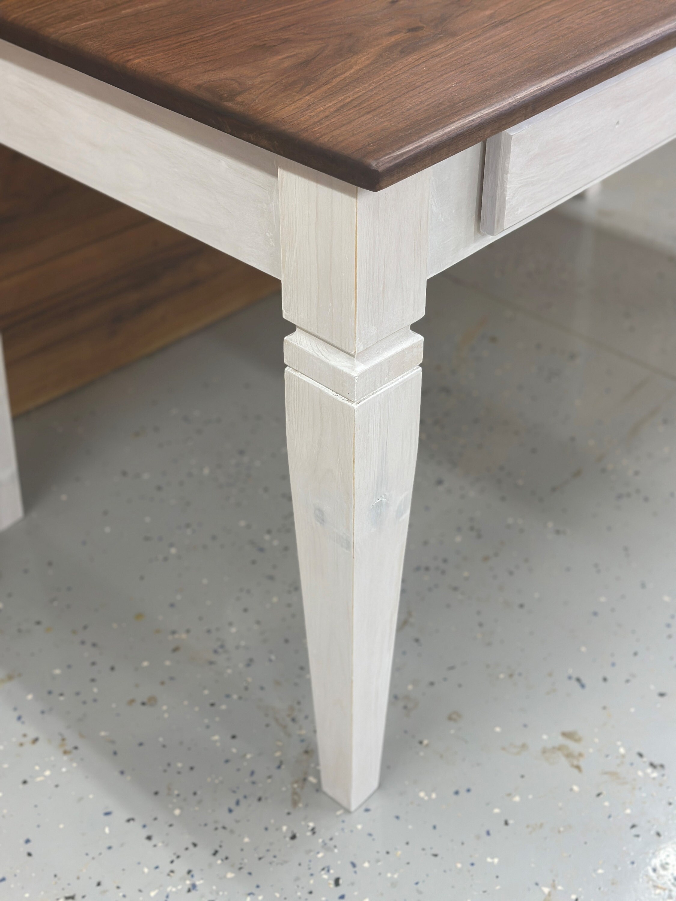 Tapered Mission Dining Table Legs (rustic Pine) - Etsy
