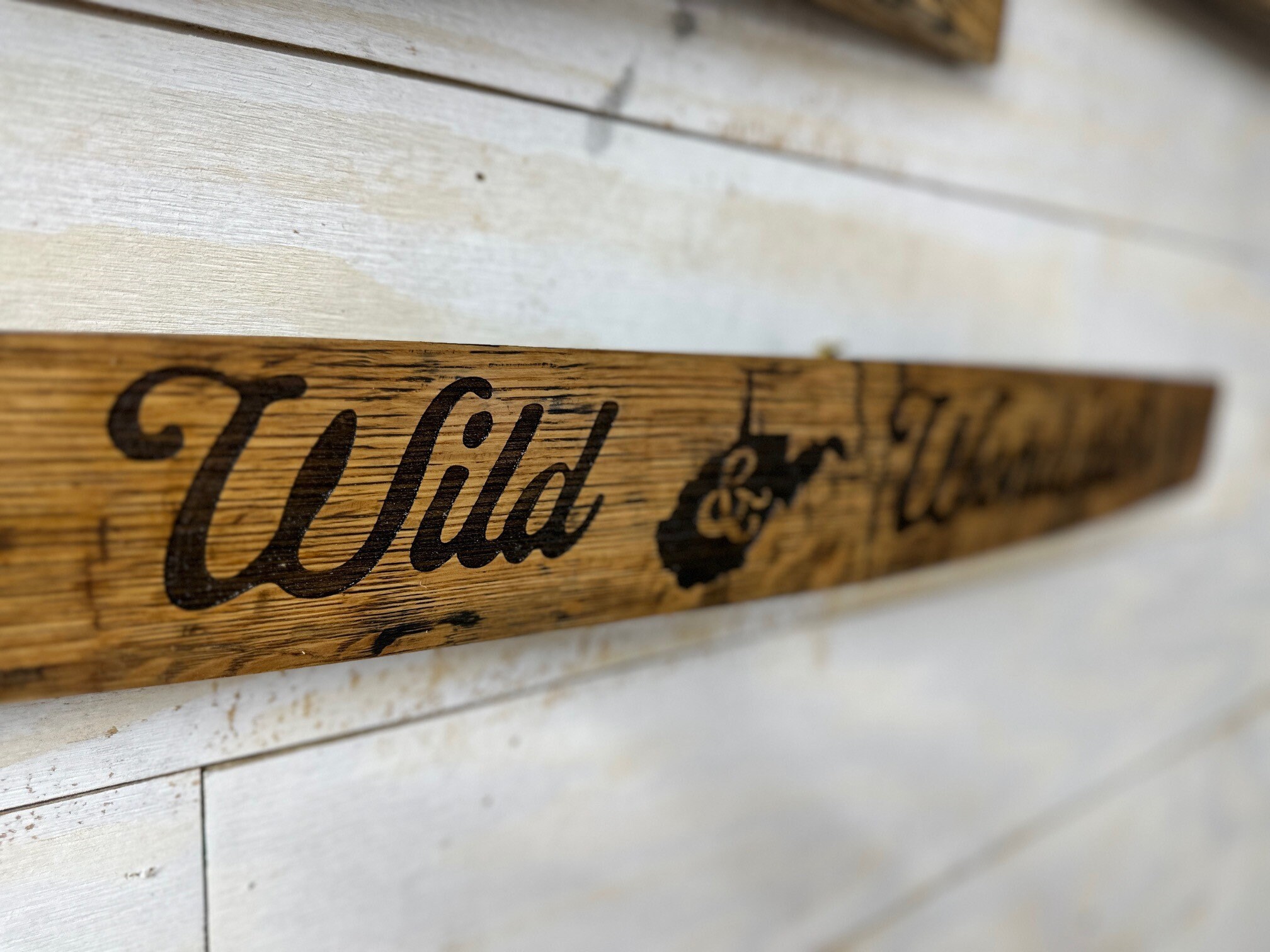 Engraved Bourbon Barrell Stave Sign, Personalized, Monogrammed, Whisky ...