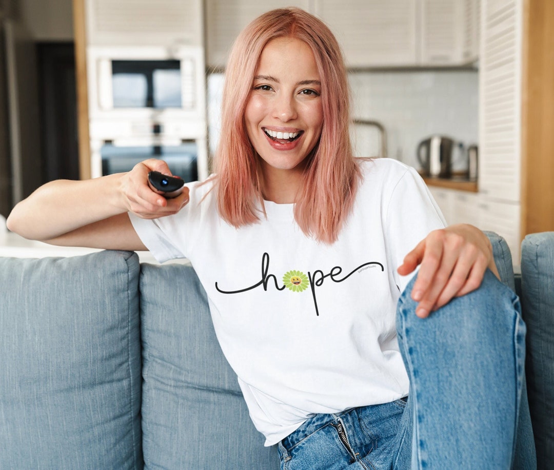 Hope Tshirt, Hope Flower Shirt, Have Hope, Religious Tee, Inspirational ...