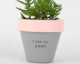 Personalized flower pot | Etsy