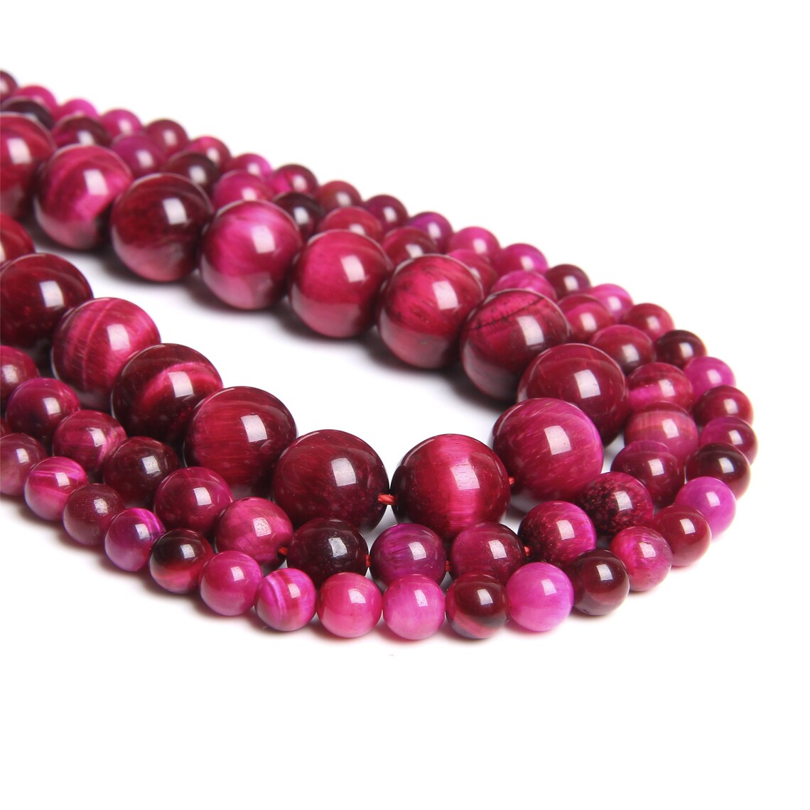 15.5 Rose Tiger Eye Stone Polished Natural Gemstone | Etsy