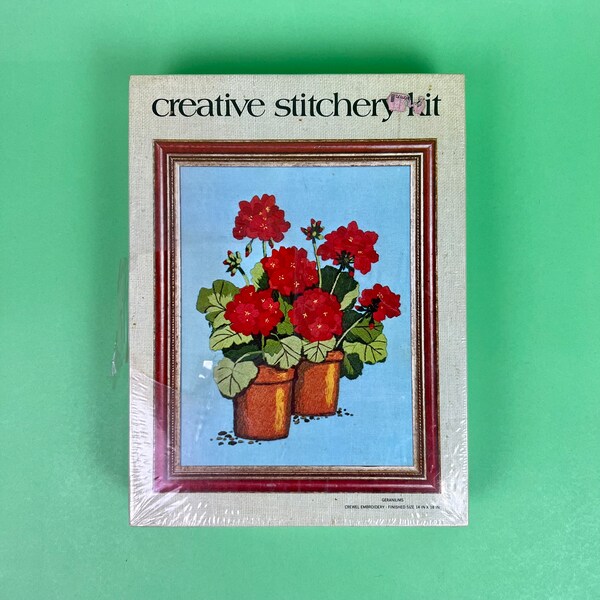 Floral Crewel - Etsy