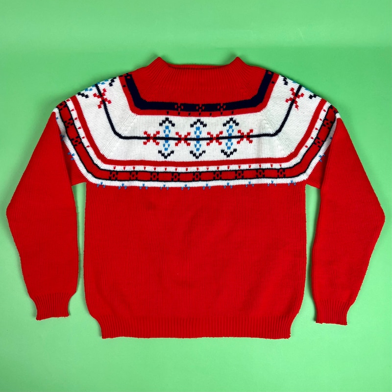 Vintage Ski Sweater - Etsy
