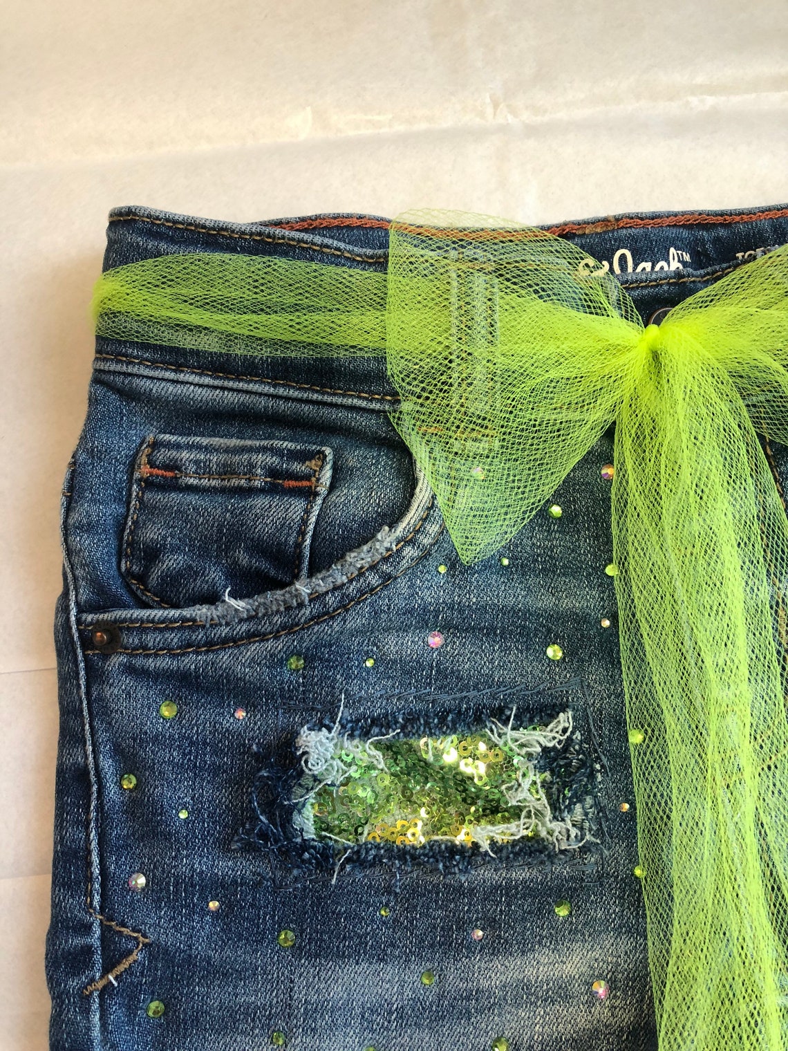 Princess Tiana Jean Shorts - Etsy