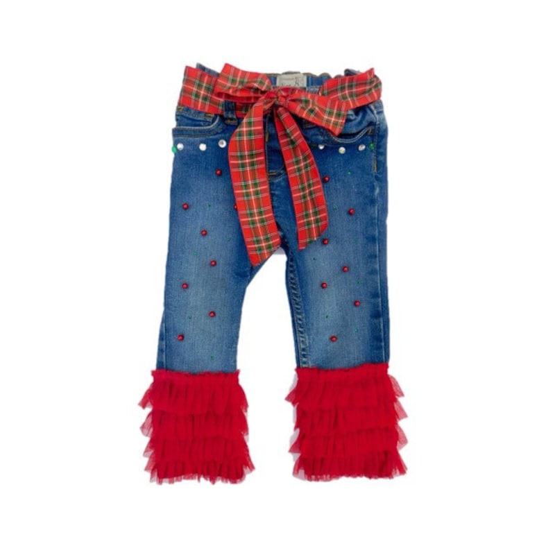 Christmas Jeans - Etsy
