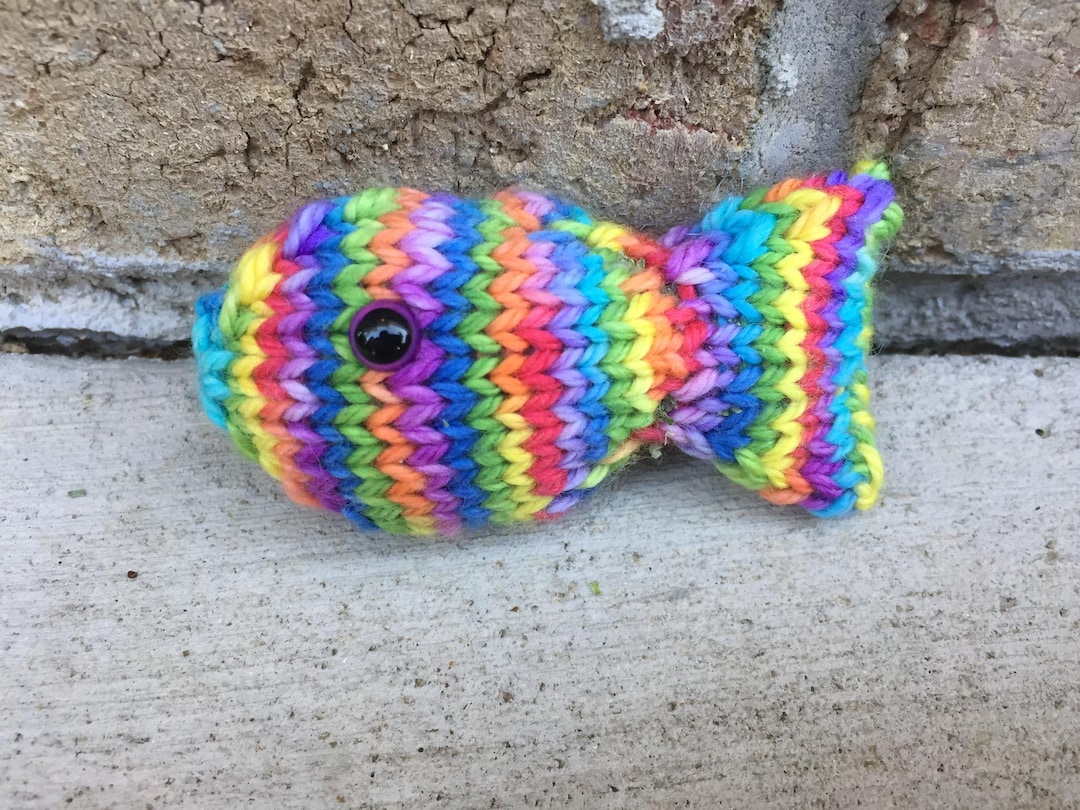 Cat Toy Fish - Knitting Pattern - Etsy