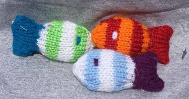Cat Toy Fish - Knitting Pattern - Etsy