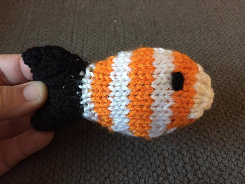 Cat Toy Fish - Knitting Pattern - Etsy