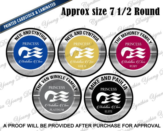 Princess Cruise Line Medallion Class with Captain's Circle | Etsy