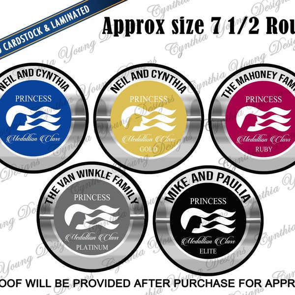 Princess Medallion Accessories - Etsy