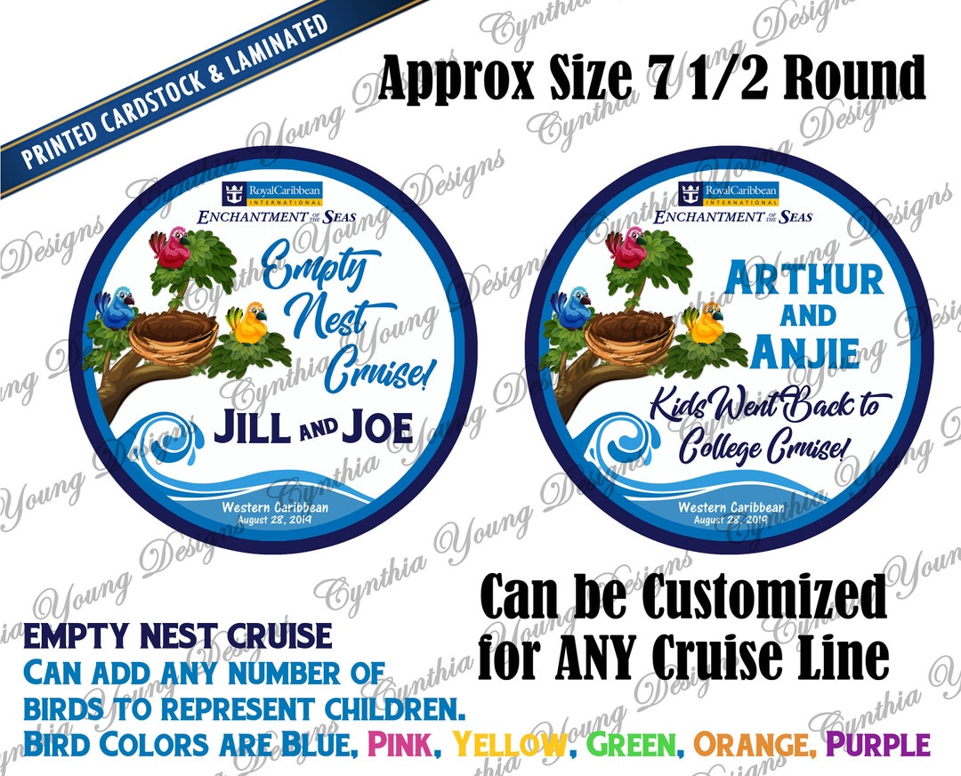 Porthole Stateroom Cruise Door Magnet | Empty Nest Cruise Cabin Door ...