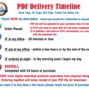 Princess Duck Tags| Customized With YOUR Personal Information| Not an ...