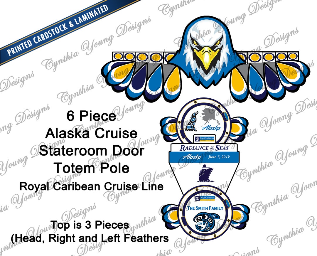 Cruise Door Magnet | Royal Caribbean Cruise Line Alaska Totem Pole ...