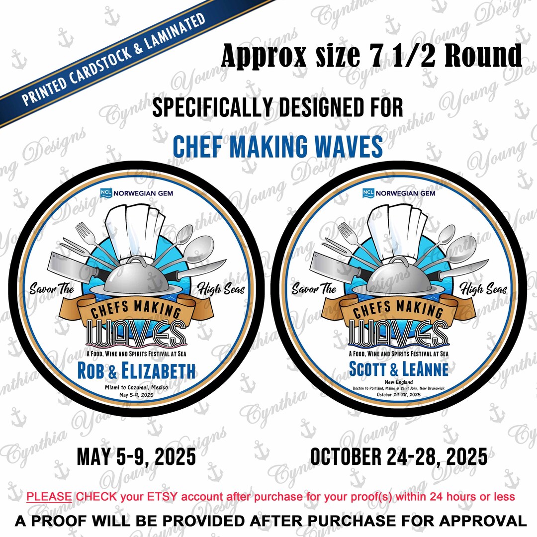 Cruise Door Magnet | Porthole Stateroom Cruise Door Magnet | Chefs ...