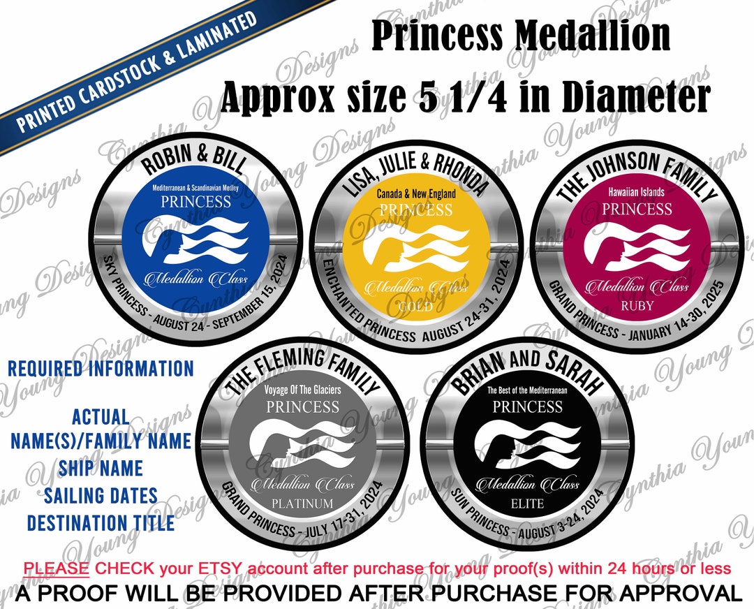 Cruise Door Magnet | Princess Cruise Line Date History Keepsake ...