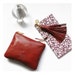 Dark Red Leather Coin Purse. Leather Coin Pouch. Leather Pouch. Coin ...