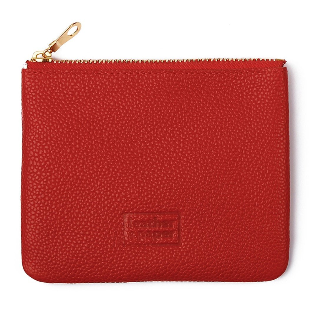 Red Leather Coin Purse. Leather Coin Pouch. Leather Pouch. Coin Pouch ...