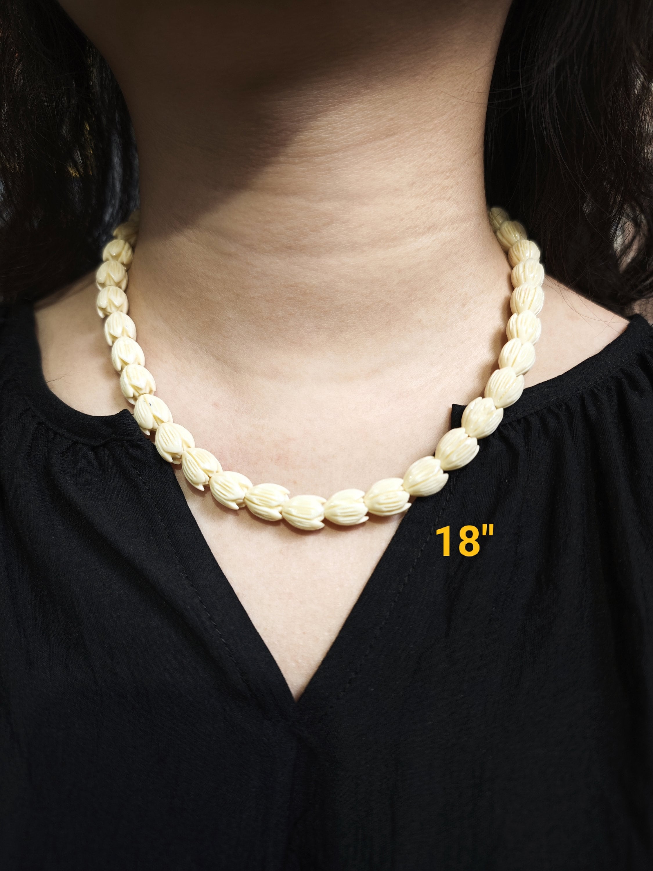Hawaii Pikake Necklace, Pikake Lei Necklace, Jasmine Flower Necklace ...