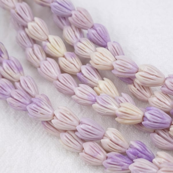 Carved Pikake Beads - Etsy