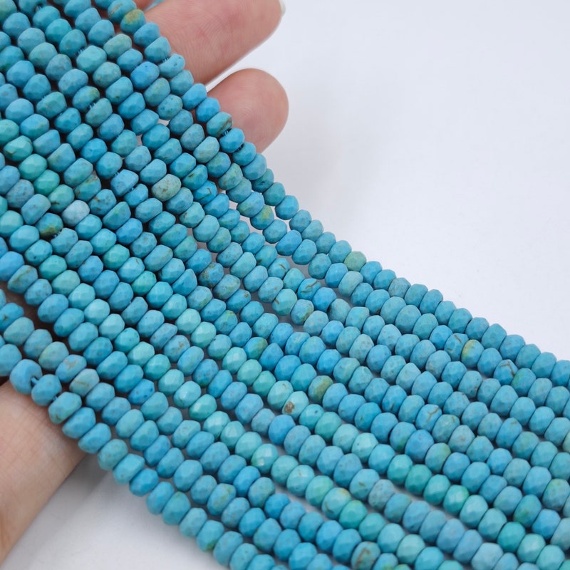 Rondelle Turquoise - Etsy