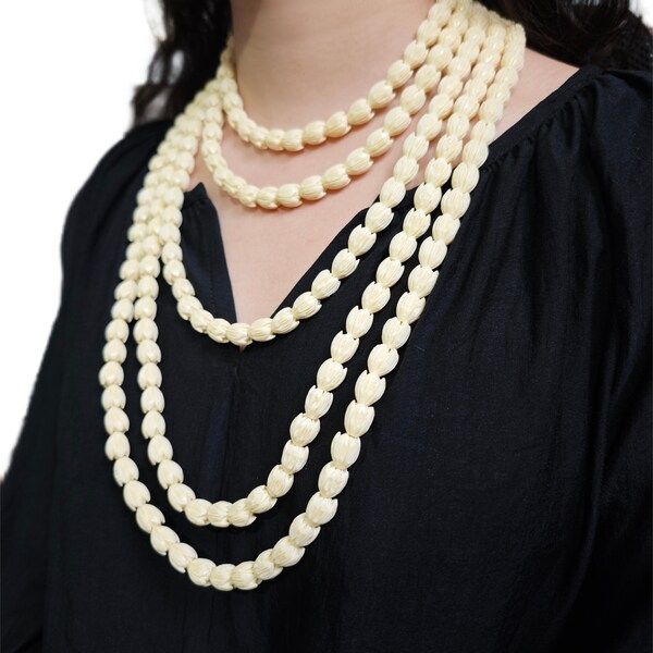 Carved Pikake Beads - Etsy