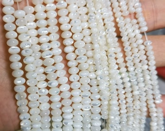 15.5 Inches Strand Mother of Pearl Round Abacus Beads Mop - Etsy