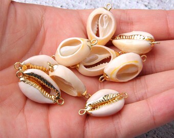 Cowrie Shell Pendant | Etsy