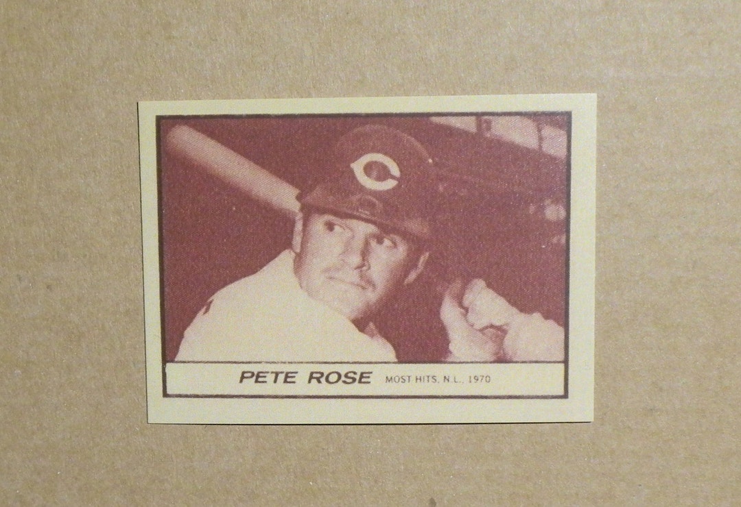 1971 Milk Duds Baseball [] Pete Rose [cincinnati Reds] RP - Etsy