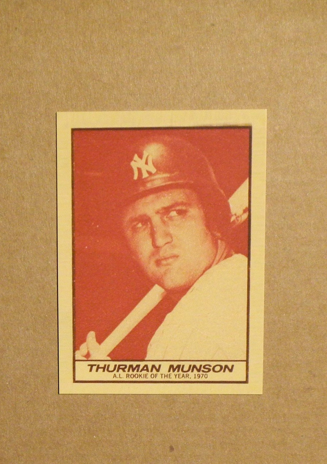 1971 Milk Duds Baseball #5c Thurman Munson [] New York Yankees (RP) - Etsy