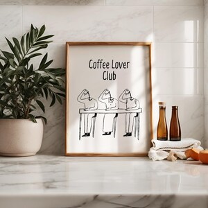Coffee Poster Set, Espresso Kitchen Art Prints, Coffee Shop Posters ...