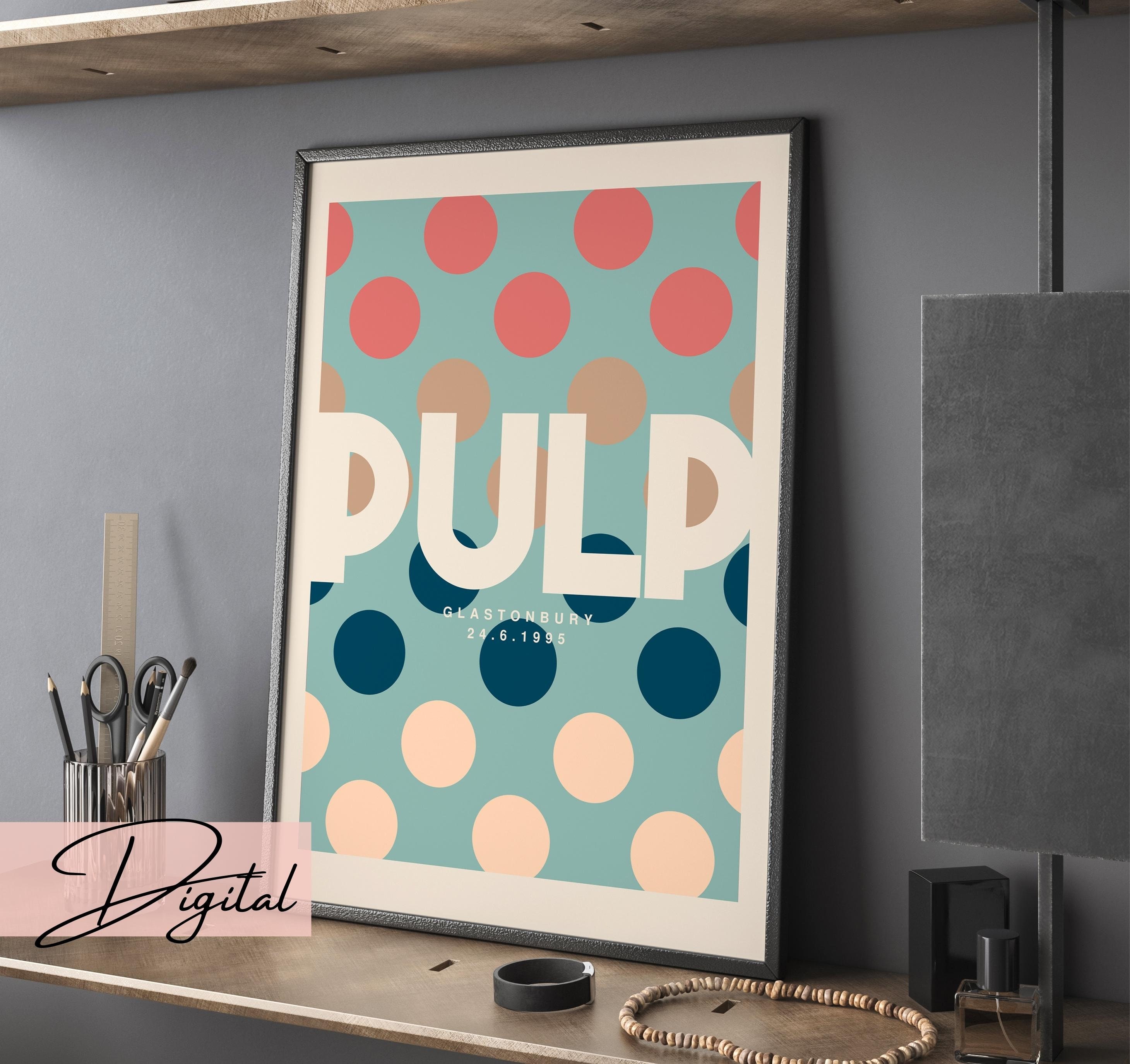 Pulp Rock Band UK Tour 2022 Jarvis Cocker Poster Starting at £10.99 By2 ...