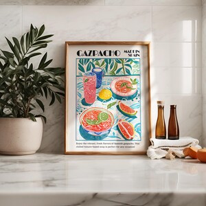 Spanish Food Prints, Kitchen Print Set, Spanish Prints, Gallery Wall ...