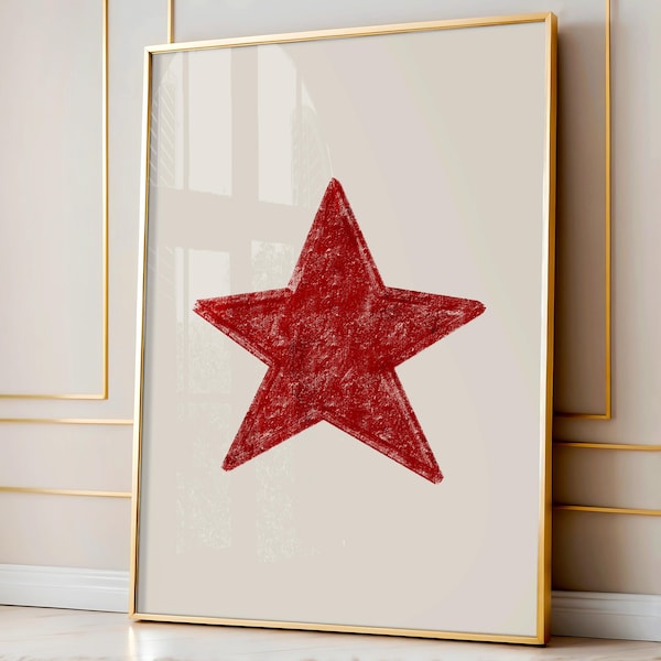 Star Print - Etsy