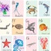 ABC Flashcards Digital Print High Quality Ocean Animal Absea Flash ...