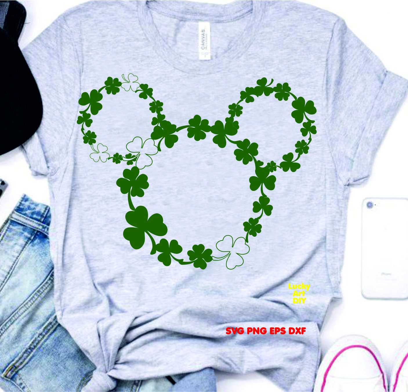 Disney Svg Shamrock Svg Vacation Happy St Patricks Day Etsy