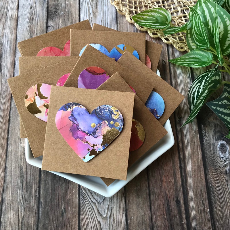 Mini Valentine Cards - Etsy