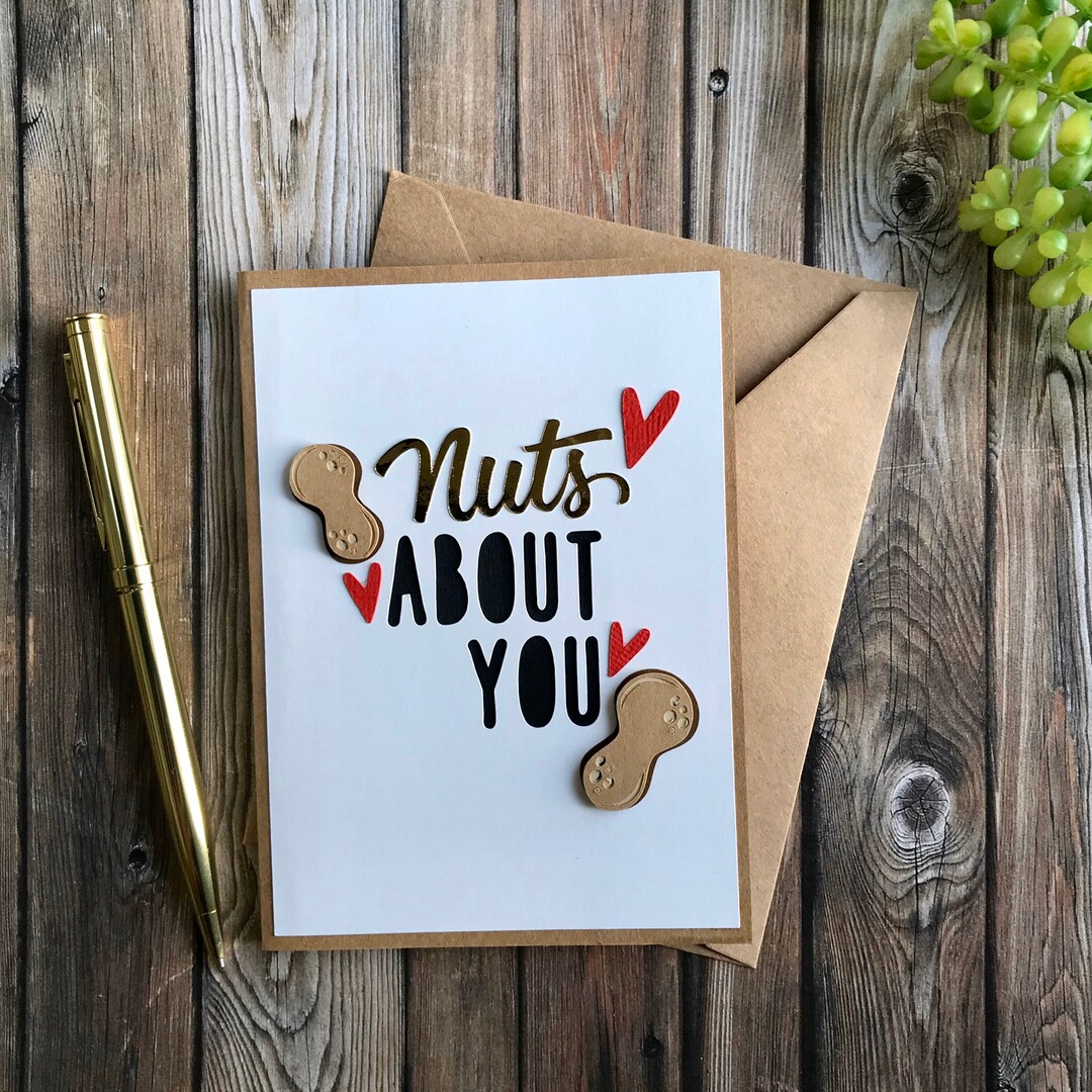 Valentines Day Pun Greeting Card / Handmade Love Greeting Card ...