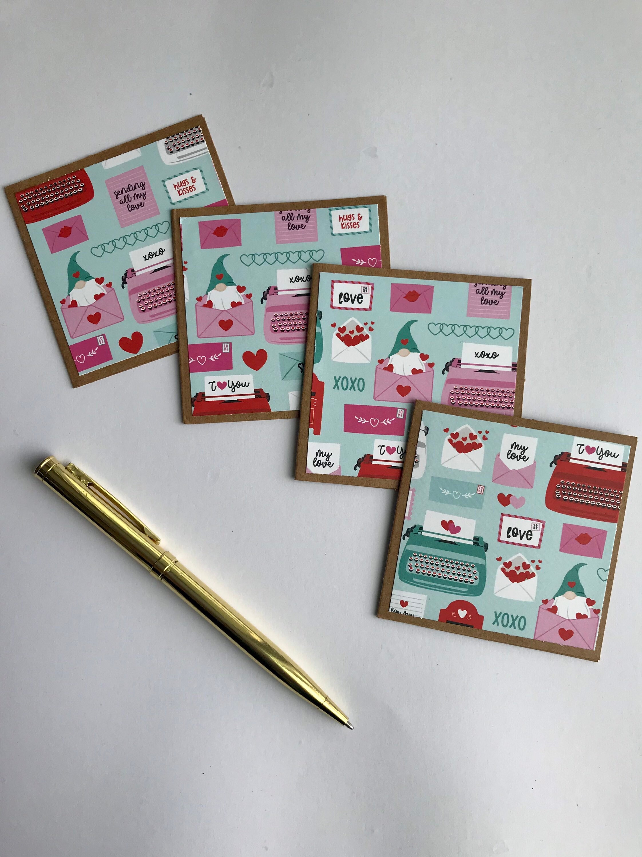Mini Cards / Mini Cards and Envelopes / Cards for Love Notes - Etsy