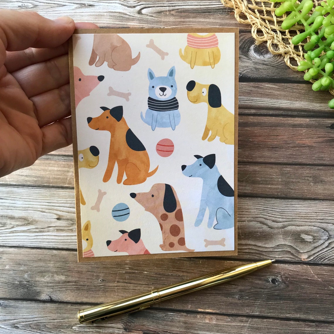 Dog Card Pack Blank Dog Note Cards With Envelopes Cards for - Etsy