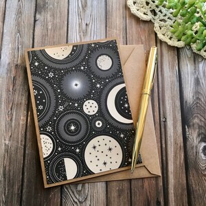 Stars and Moon Note Cards – Blank Constellation Stationery Set ...