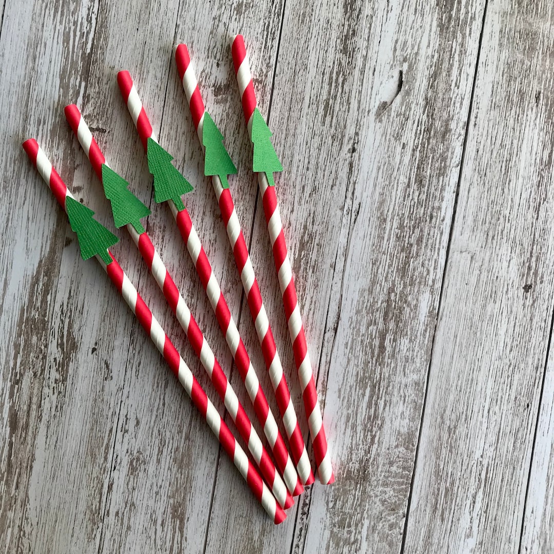 Christmas Straws / Decorative Christmas Straws / Straws for Your ...