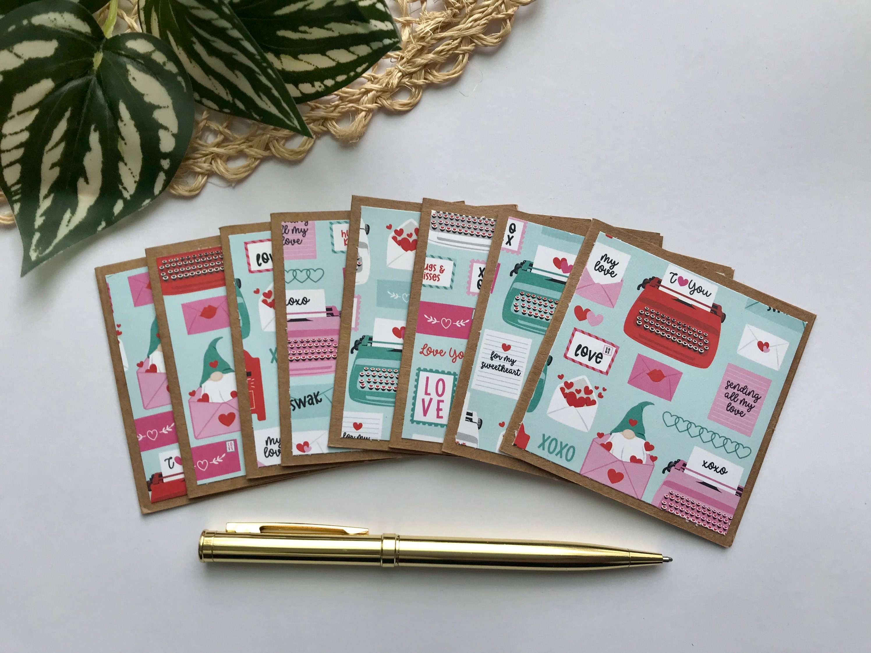 Mini Cards / Mini Cards and Envelopes / Cards for Love Notes - Etsy