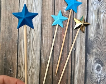 Star Cupcake Toppers - Etsy