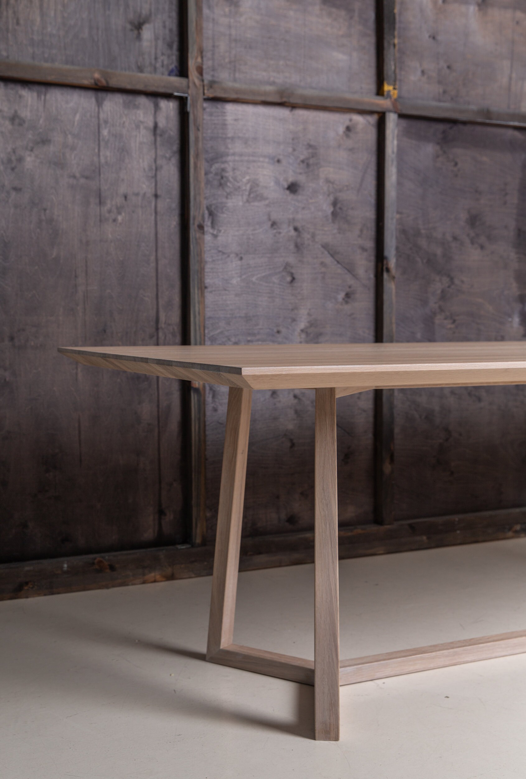 Oak Dining Table Large Wood Table Solid Oak Table | Etsy