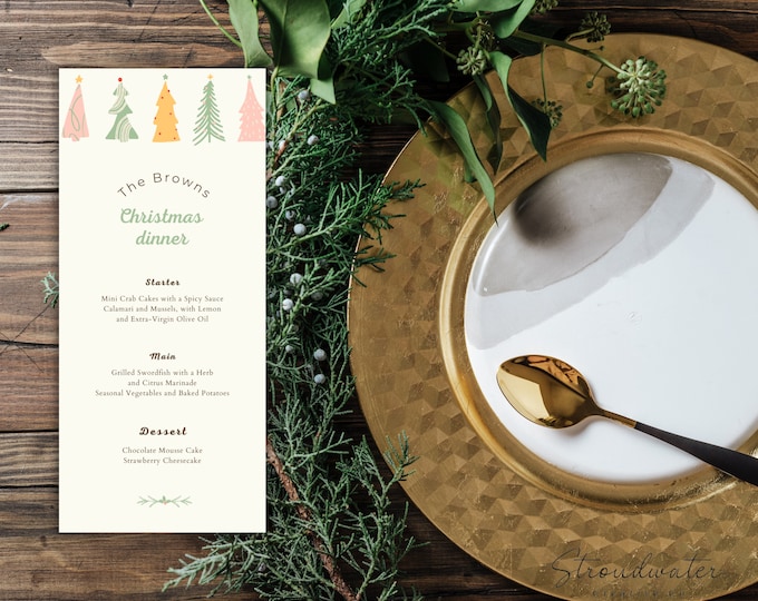 Christmas Menu 2023 - Etsy Canada