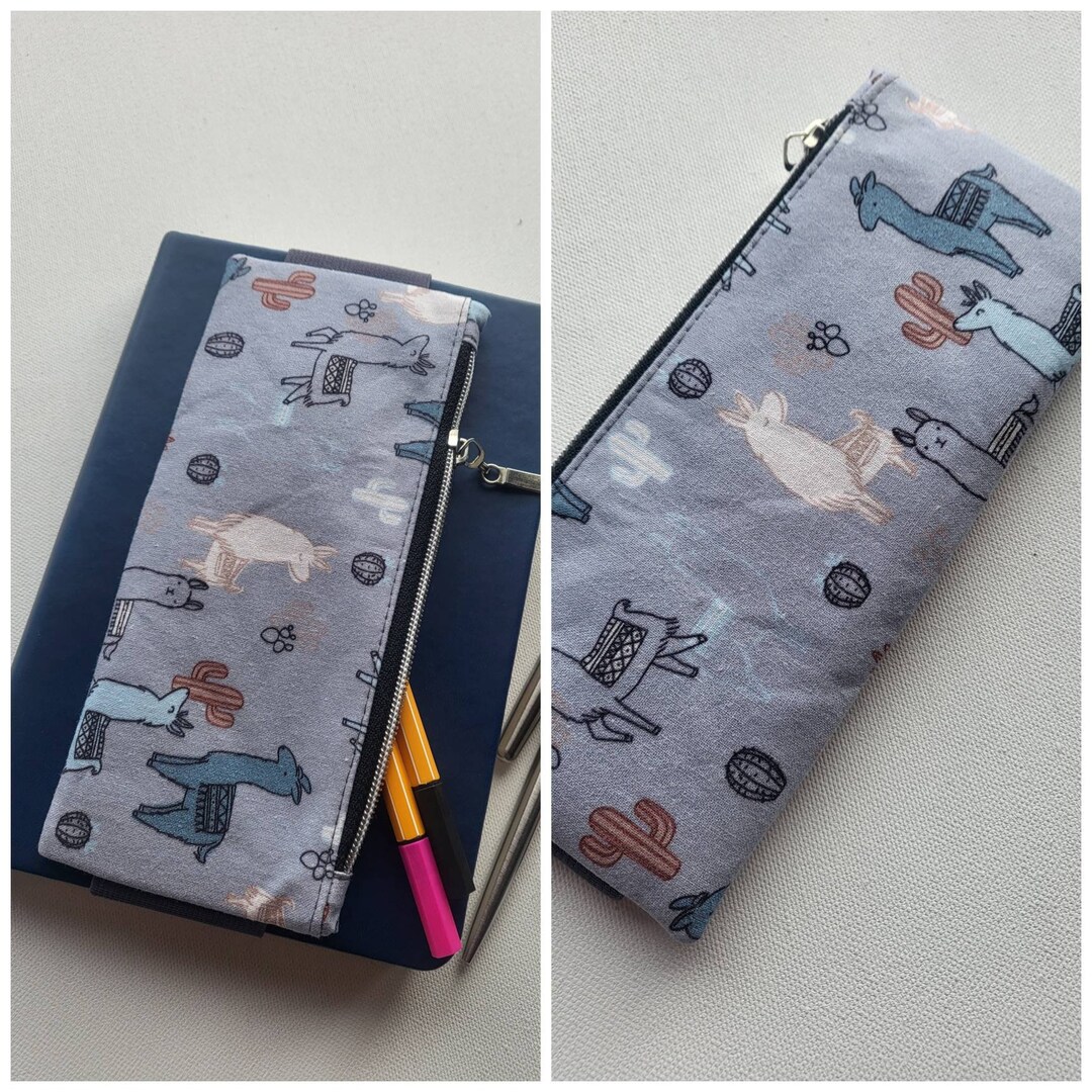 Pen Case With Rubber for Bullet Journal Pencil Case for Notebook - Etsy