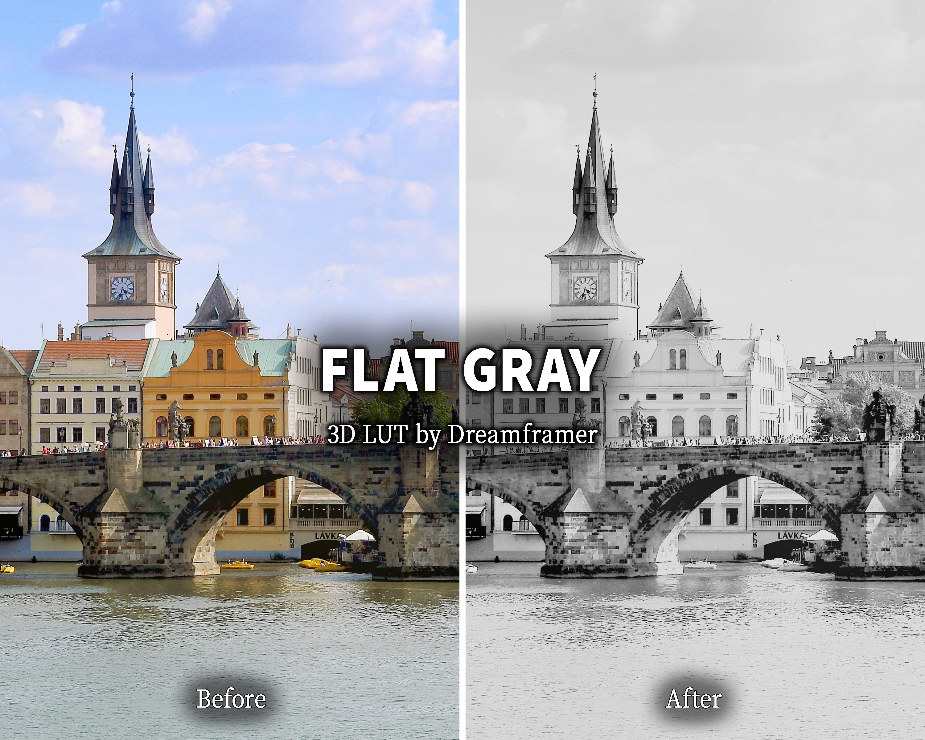 Creative LUT Flat Gray Film LUT, Adobe Premiere Pro LUT, Videobearbeitungsfilter für Final Cut ...