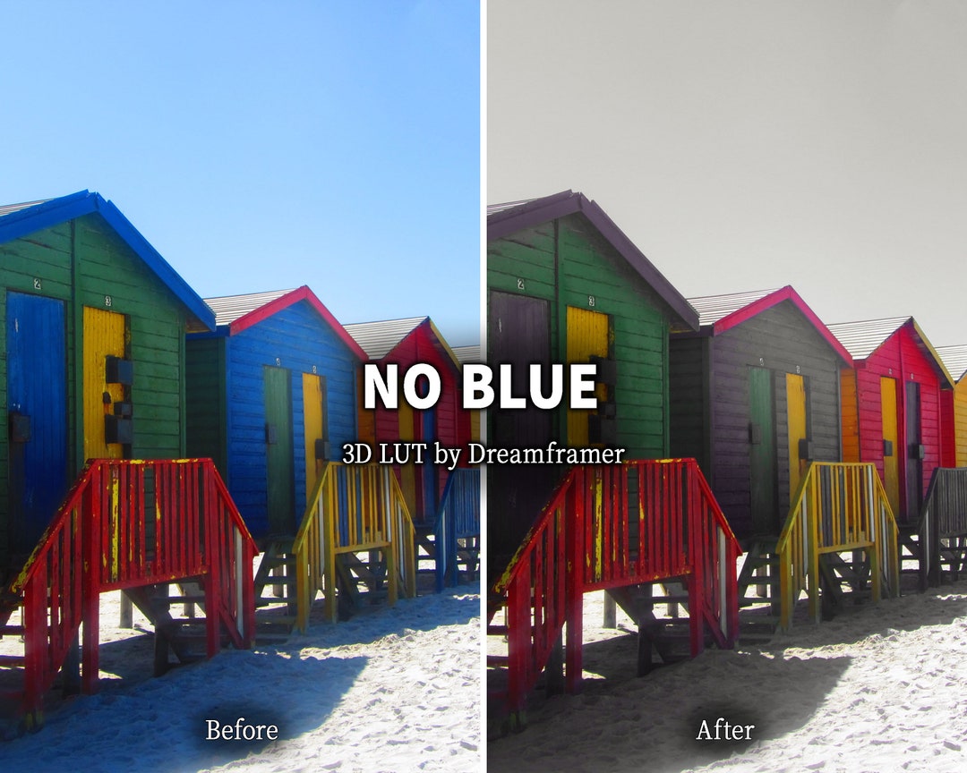 Creative LUT No Blue Film LUT, Adobe Premiere Pro LUT, Video Editing ...