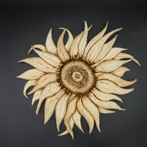 Tutorial and Technical Diagram to Create a Sunflower Flower in Intarsia ...