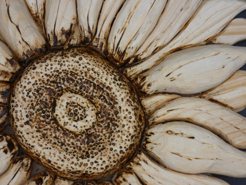 Tutorial and Technical Diagram to Create a Sunflower Flower in Intarsia ...